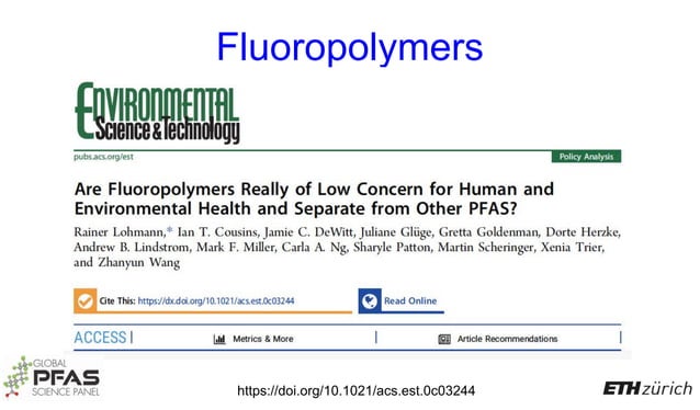 OECD Global Forum on the Environment dedicated to Per- and ...