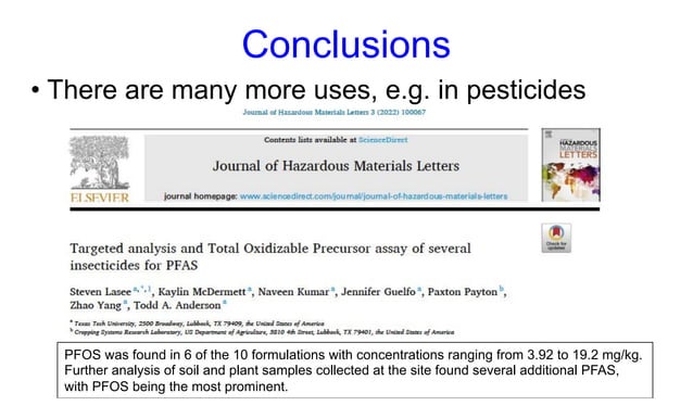 OECD Global Forum on the Environment dedicated to Per- and ...