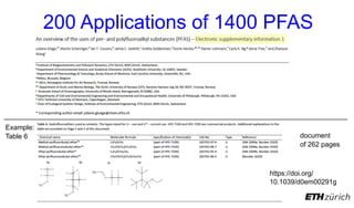 OECD Global Forum on the Environment dedicated to Per- and ...