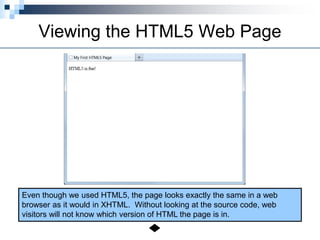 1._Introduction_to_HTML5 powerpoint presentation | PPT