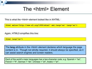 1._Introduction_to_HTML5 powerpoint presentation | PPT | Web ...