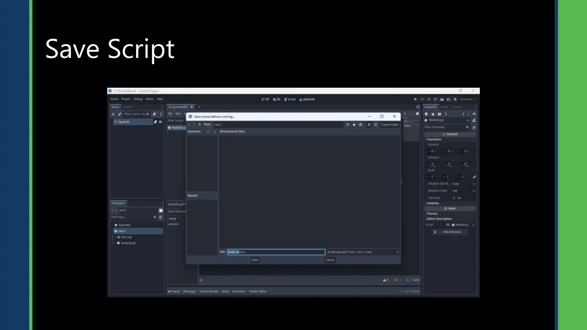 Pendahuluan Godot Game Engine | First Script | PPTX