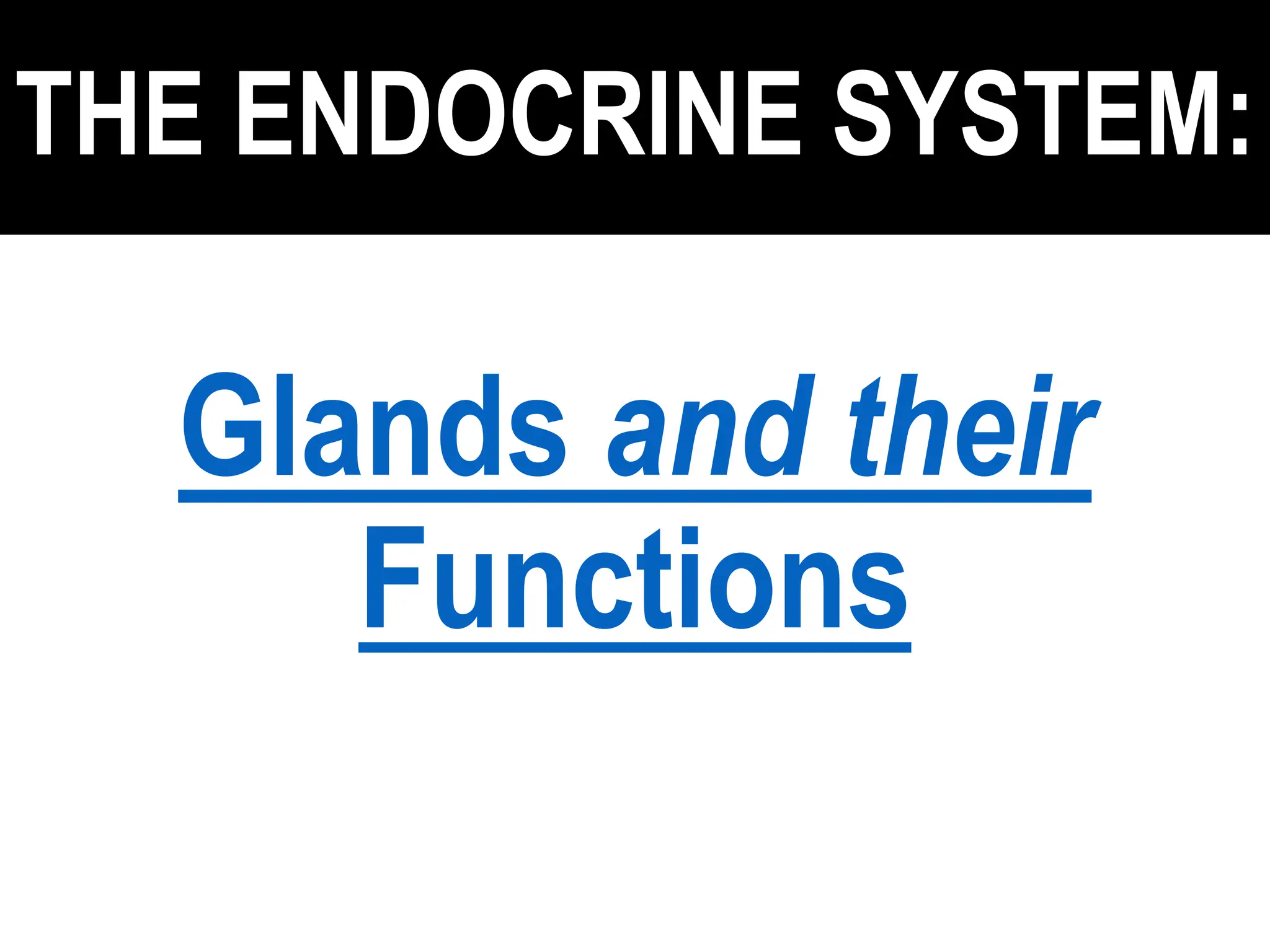 The endocrine system grade 10 quarter 3 science | PPTX