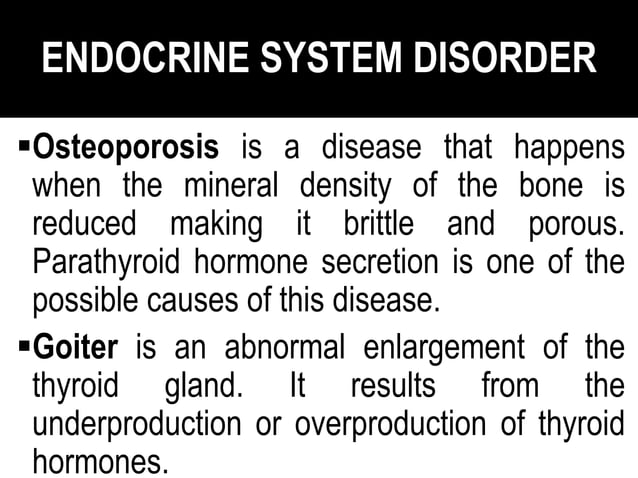 The endocrine system grade 10 quarter 3 science | PPTX | Thyroid ...
