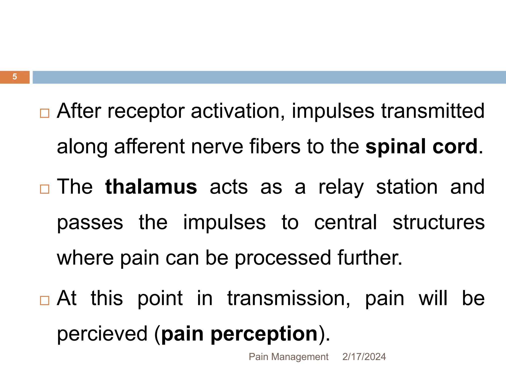1. Pain management,pain types and pathophysiology | PPTX