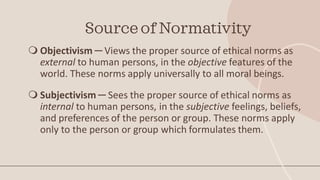 Introduction to ethics. The study of ethics and its principles ...