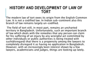 1. Lecture on Nature and Scope of Law of Tort.pptx