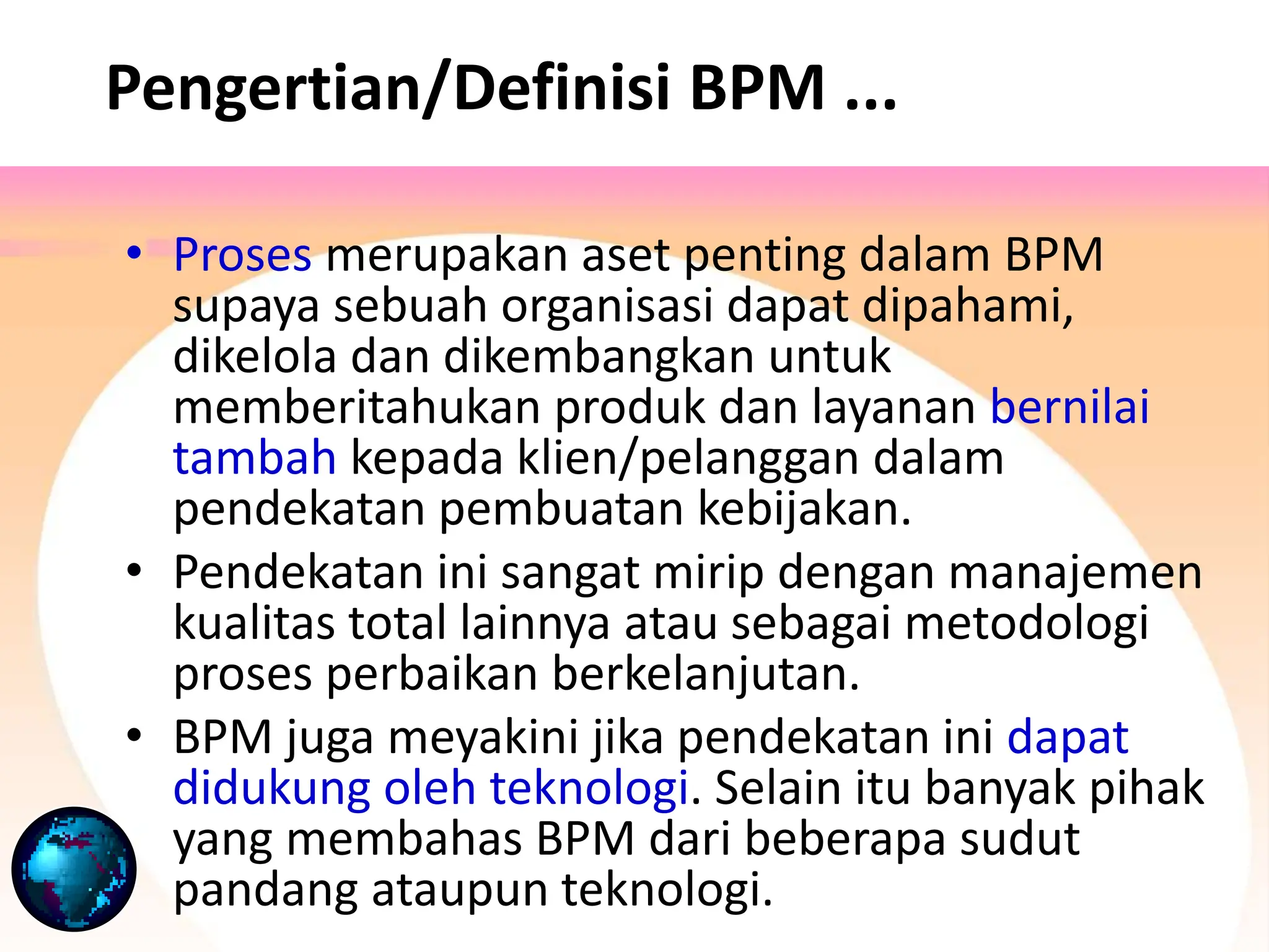 Konsep Dasar & Manfaat BPM (Business Process Management) _Pelatihan ...