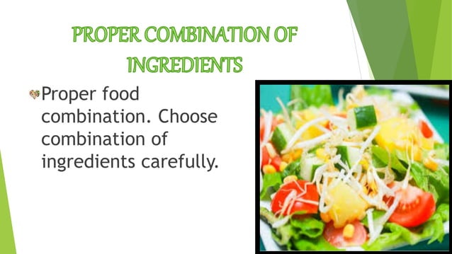 COOKERY 9 Lesson 1.2 Components of Salad.pptx | Cooking | Food & Drink