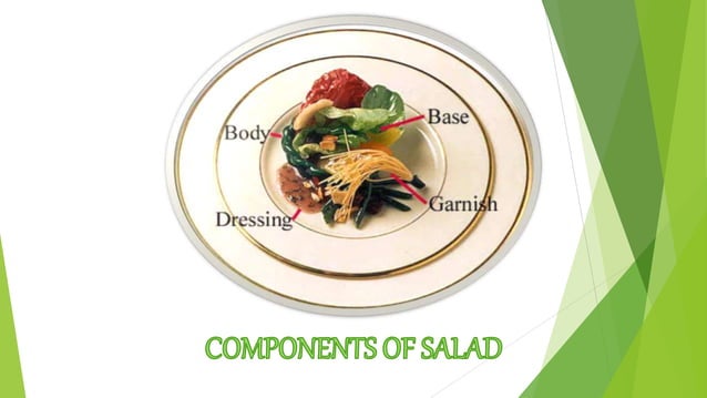 COOKERY 9 Lesson 1.2 Components of Salad.pptx | Cooking | Food & Drink