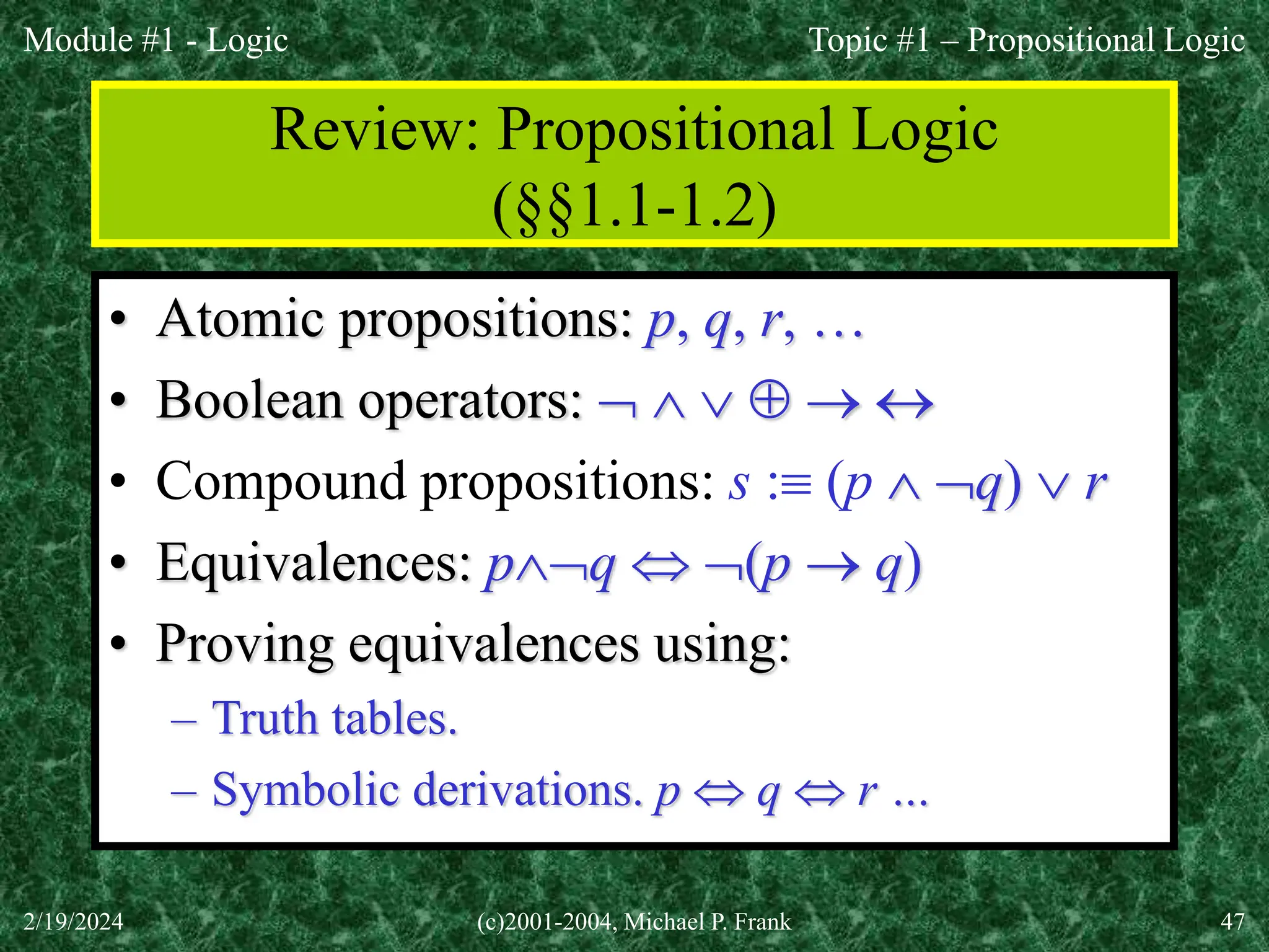Logic - mathematics in the modern world. | PPT | Chemistry | Science