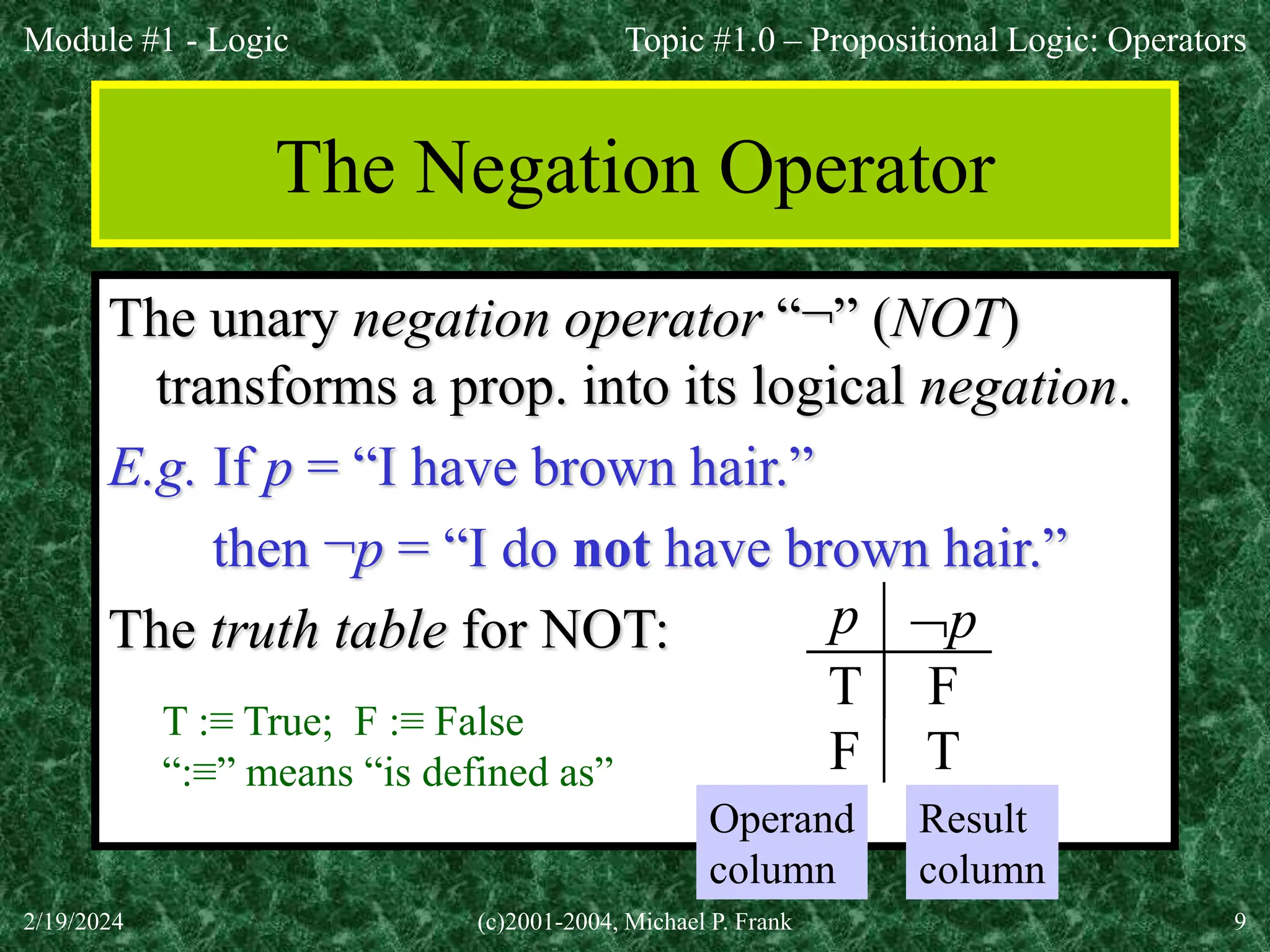Logic - mathematics in the modern world. | PPT