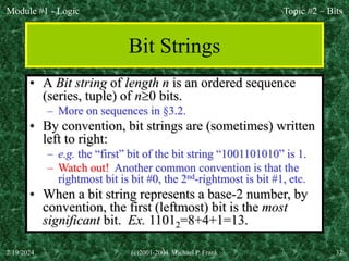 Logic - mathematics in the modern world. | PPT