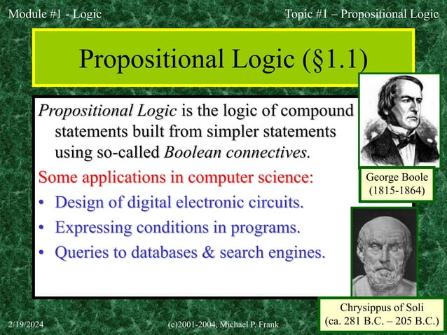 Logic - mathematics in the modern world. | PPT | Chemistry | Science