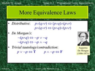 Logic - mathematics in the modern world. | PPT