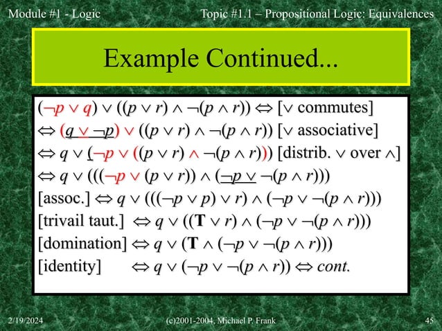 Logic - mathematics in the modern world. | PPT | Chemistry | Science