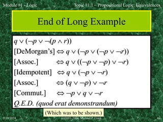 Logic - mathematics in the modern world. | PPT