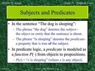 Logic - mathematics in the modern world. | PPT