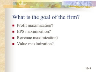 1.2 objectives of financial management/ cf | PPT