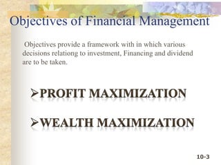 1.2 objectives of financial management/ cf | PPT