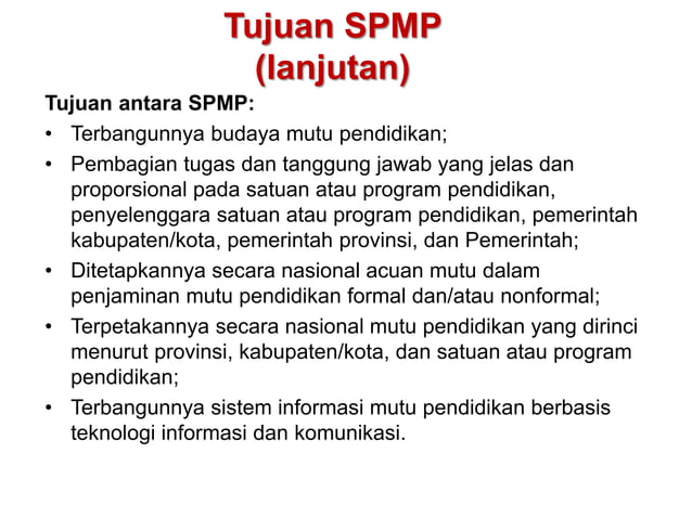 Pengenalan SNP,SPM SPMP. standar orperasional sekolahppt | PPT