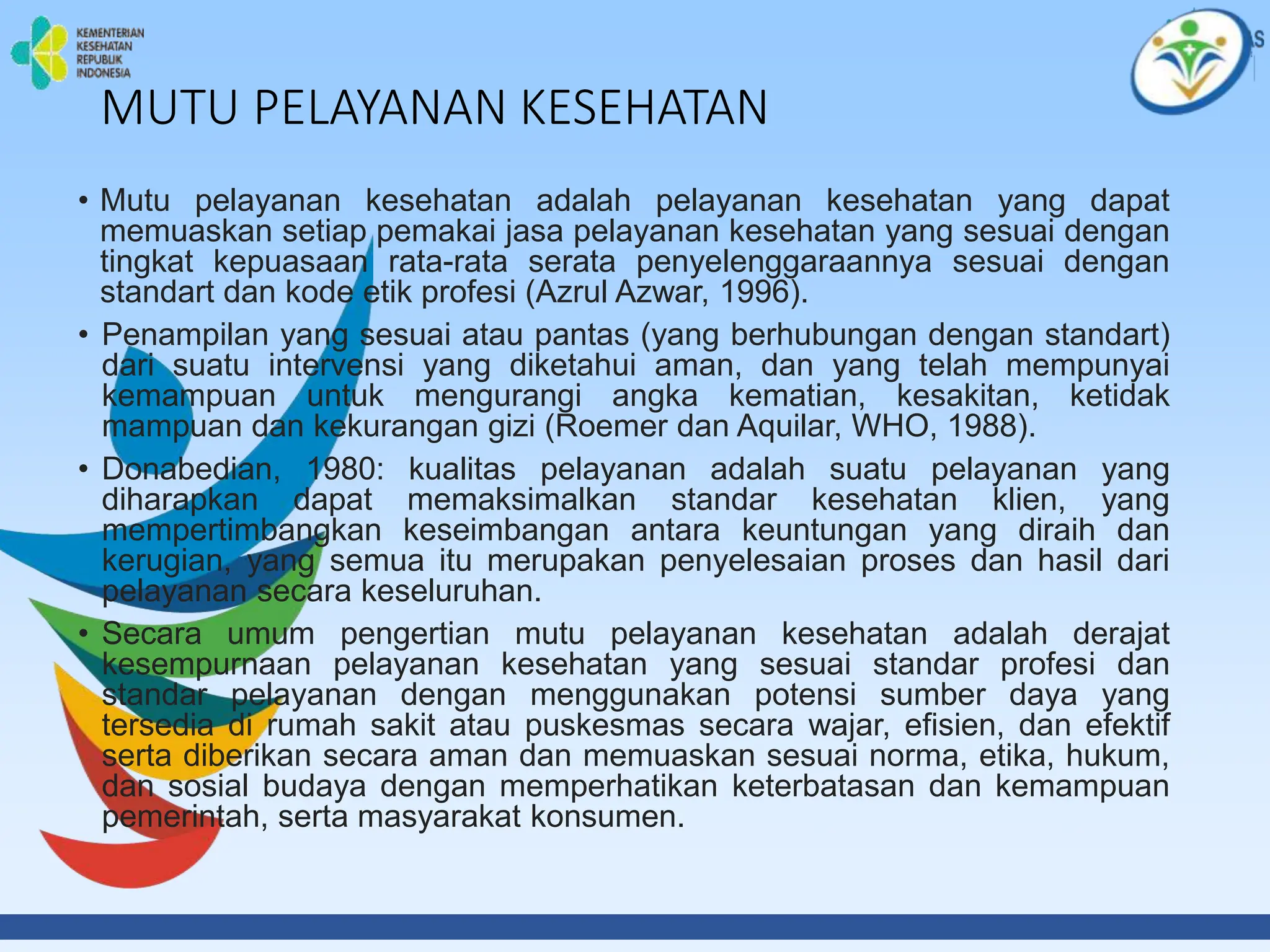 PERLUNYA KONSEP MUTU DAN TATA KELOLA MUTU.ppt