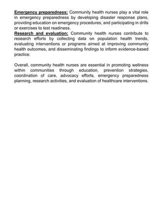Community assessment .. Community health nursing | PDF
