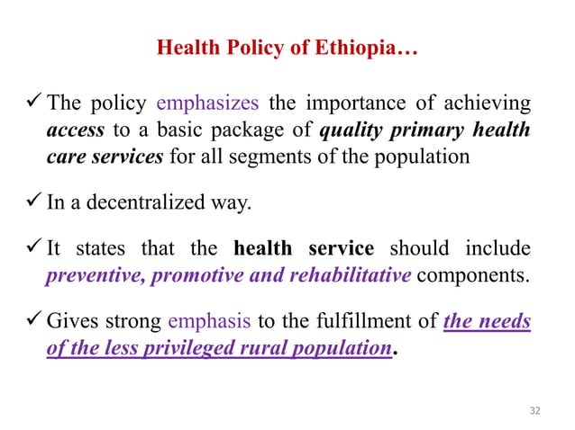 1. Ethiopian Health Systems and Policy (3).ppt | Healthcare Industry ...