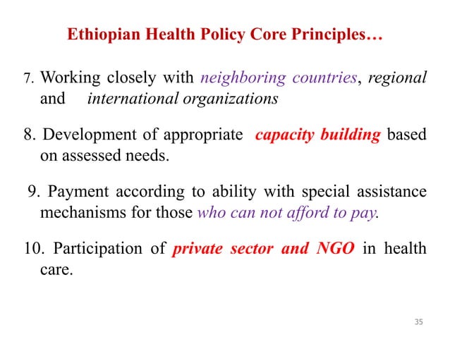 1. Ethiopian Health Systems and Policy (3).ppt | Healthcare Industry ...