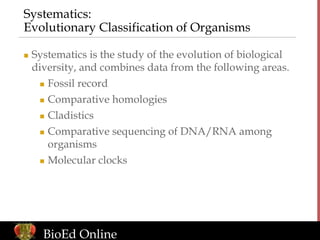introduction to biological classification | PPT