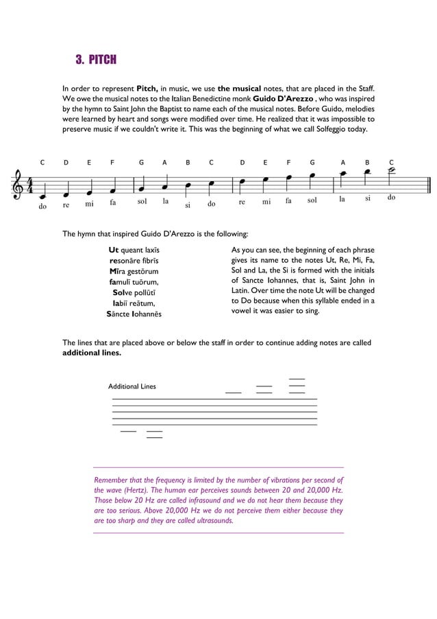 1. Qualities of Sound. Pitch, Duration, intensity. Timbre | PDF