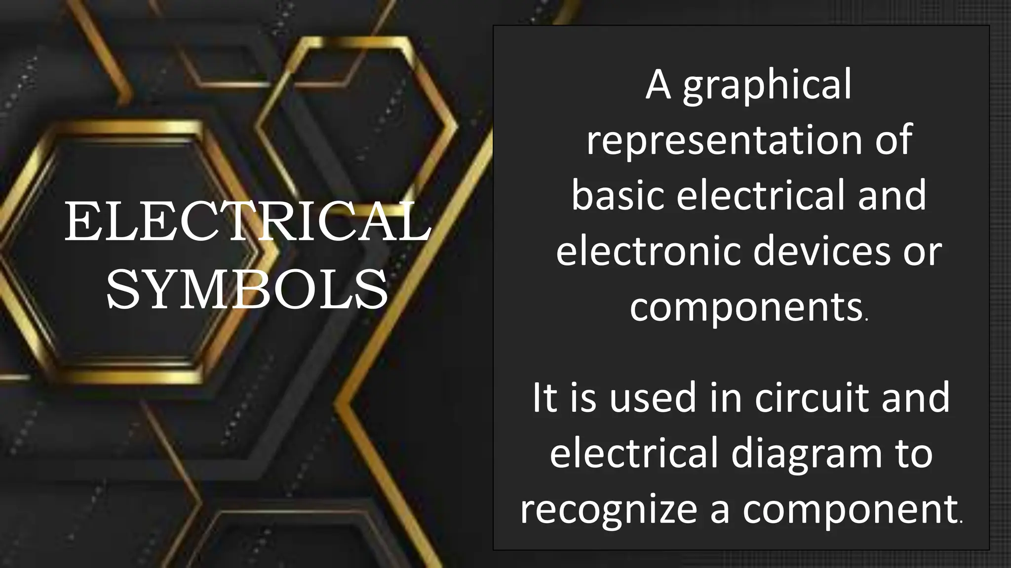 1. Electrical intallation and maintenance - electrical symbols | PPTX
