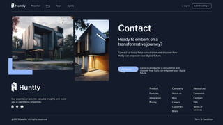 Huntly App Pitch Deck Revolutionizing Real Estate with AI and 3D ...