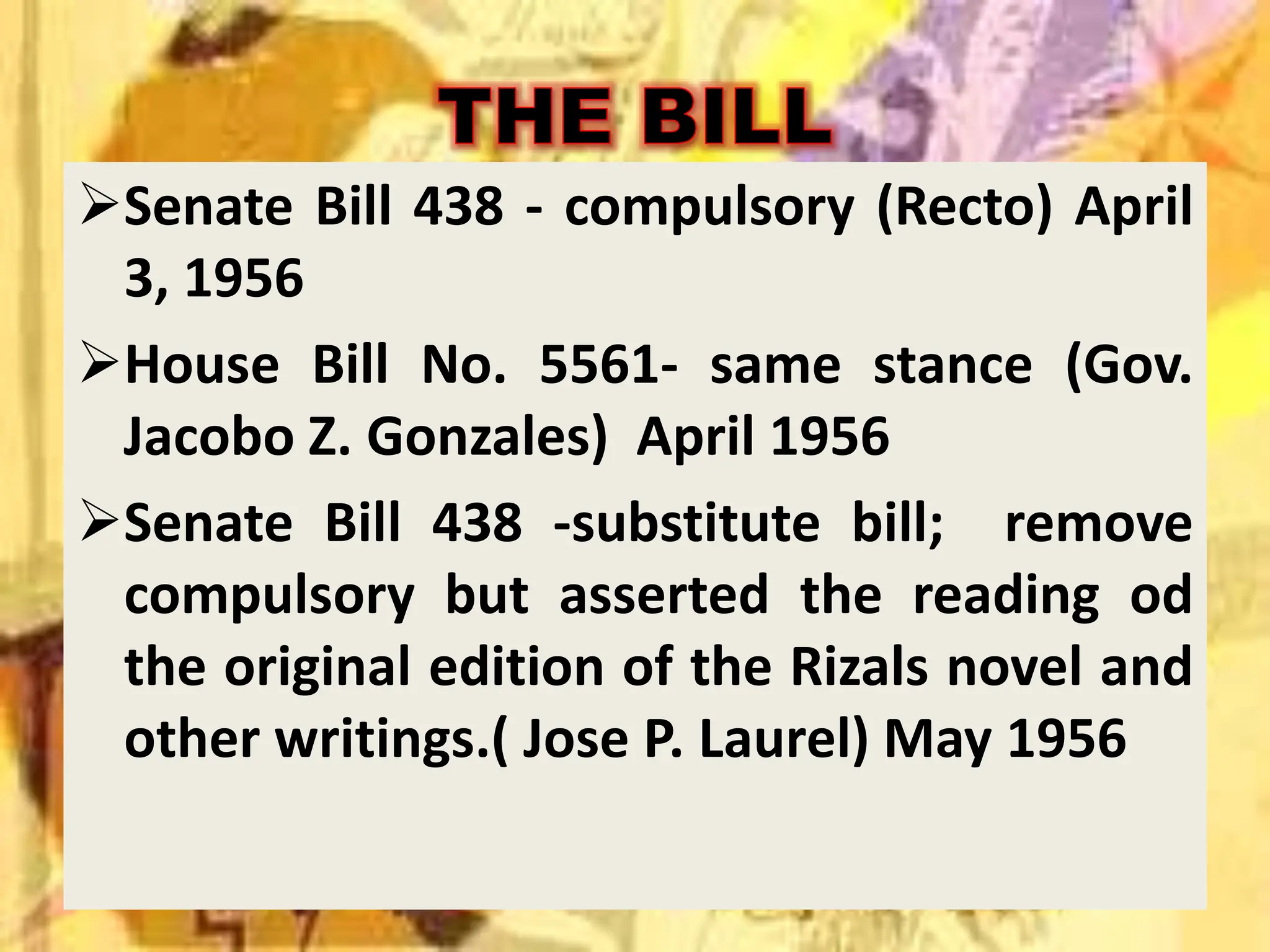 RA 1425 RIZAL LAW ,ITS PROPONENTS AND WHY IS IT CONSIDERED AS ...