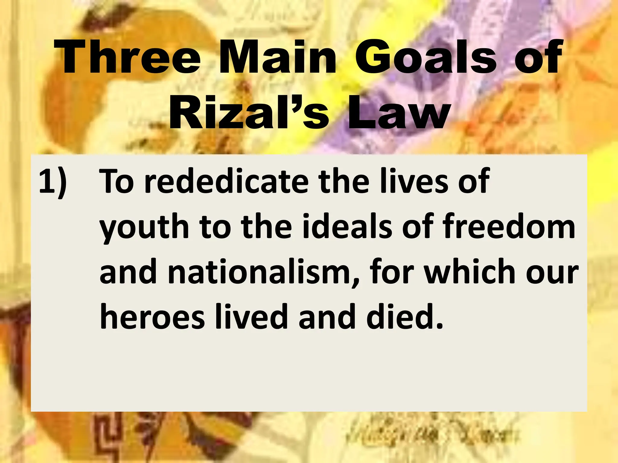 RA 1425 RIZAL LAW ,ITS PROPONENTS AND WHY IS IT CONSIDERED AS ...