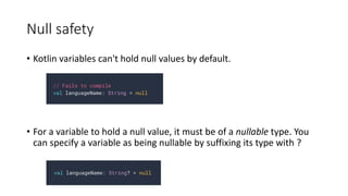 Apresentação - Programação em Linguagem Kotlin | PPT