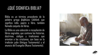 1. ESTUDIO BIBLICO LA BIBLIA DESDE EL IN | PDF