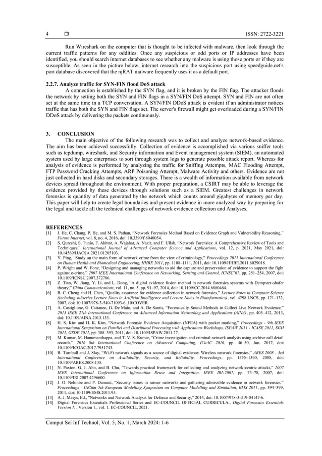 Collecting and analyzing network-based evidence | PDF | Information and Network Security | Computing