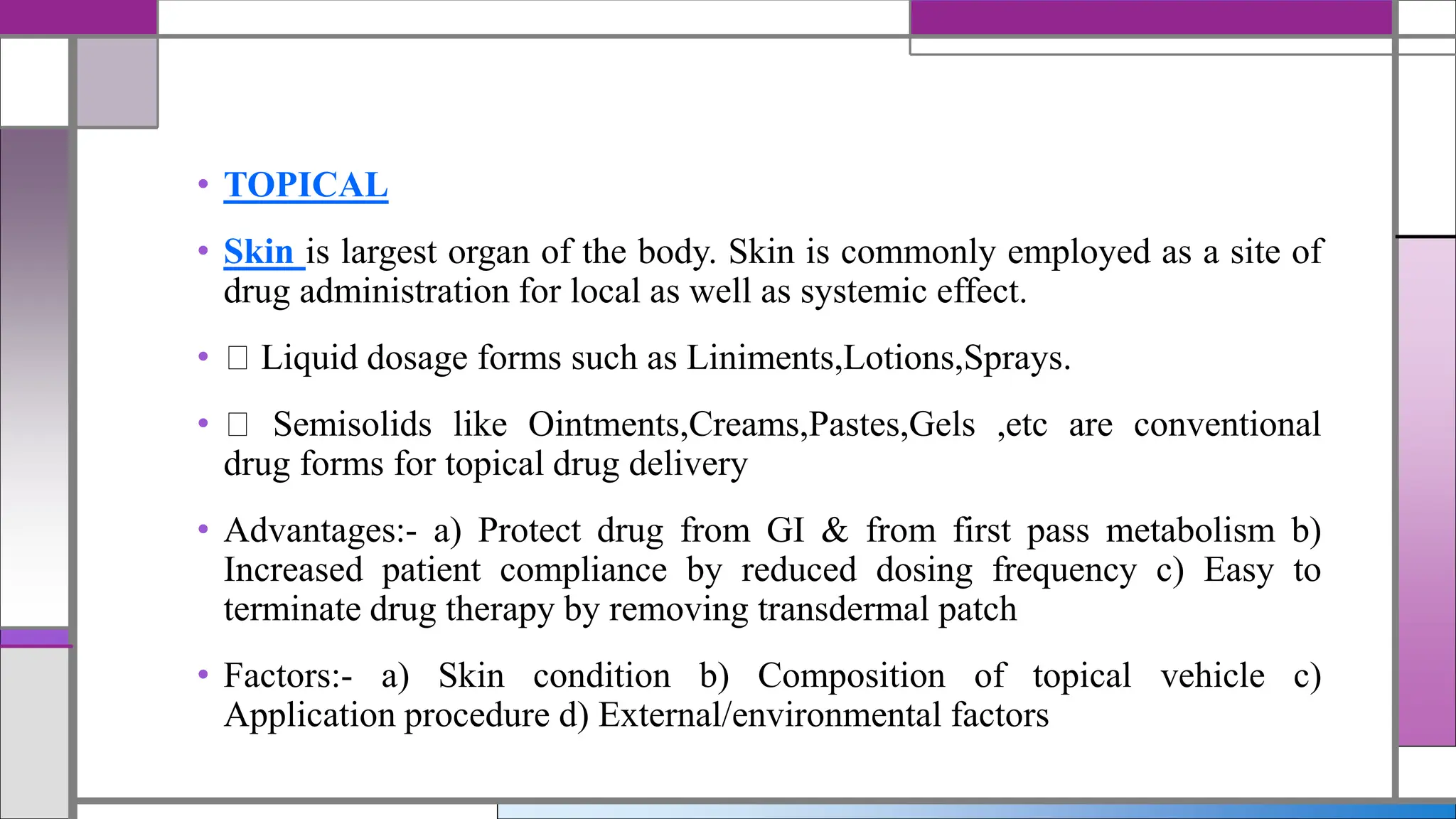 1.3 Non per oral ABSORPTION OF DRUGS.pptx