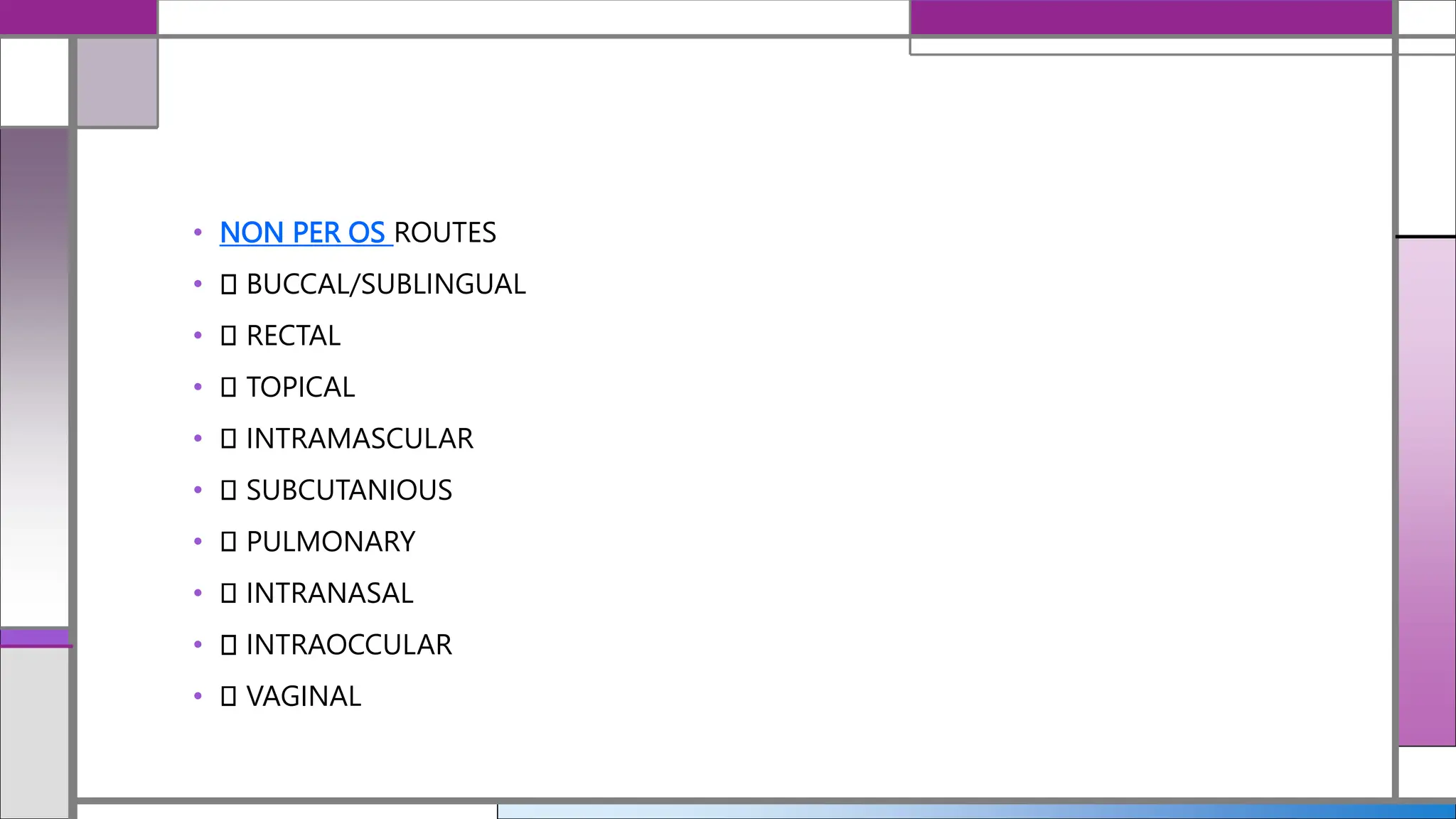 1.3 Non per oral ABSORPTION OF DRUGS.pptx
