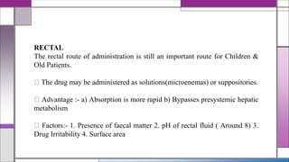1.3 Non per oral ABSORPTION OF DRUGS.pptx