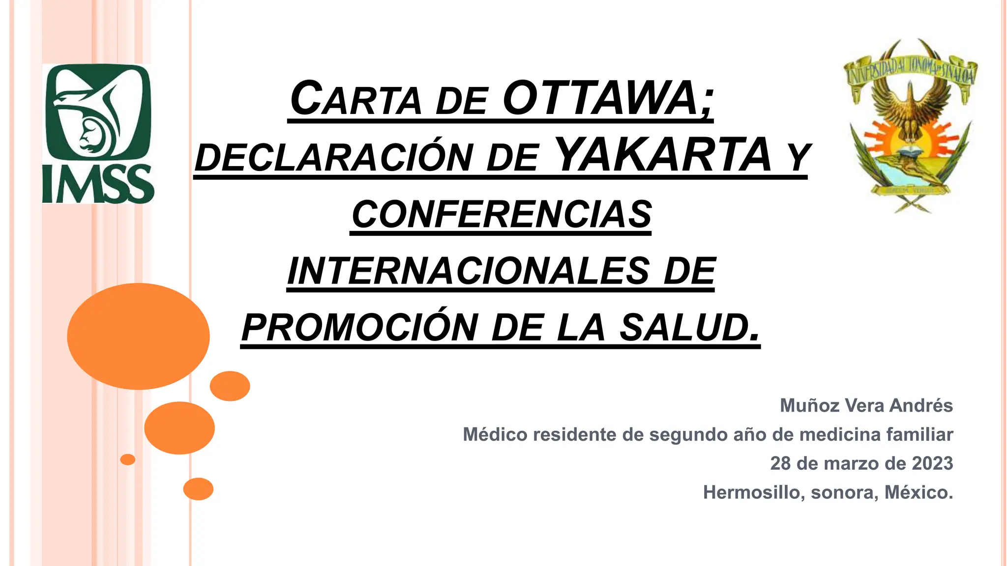 1. Carta de Ottawa presentacion en power point | PPTX