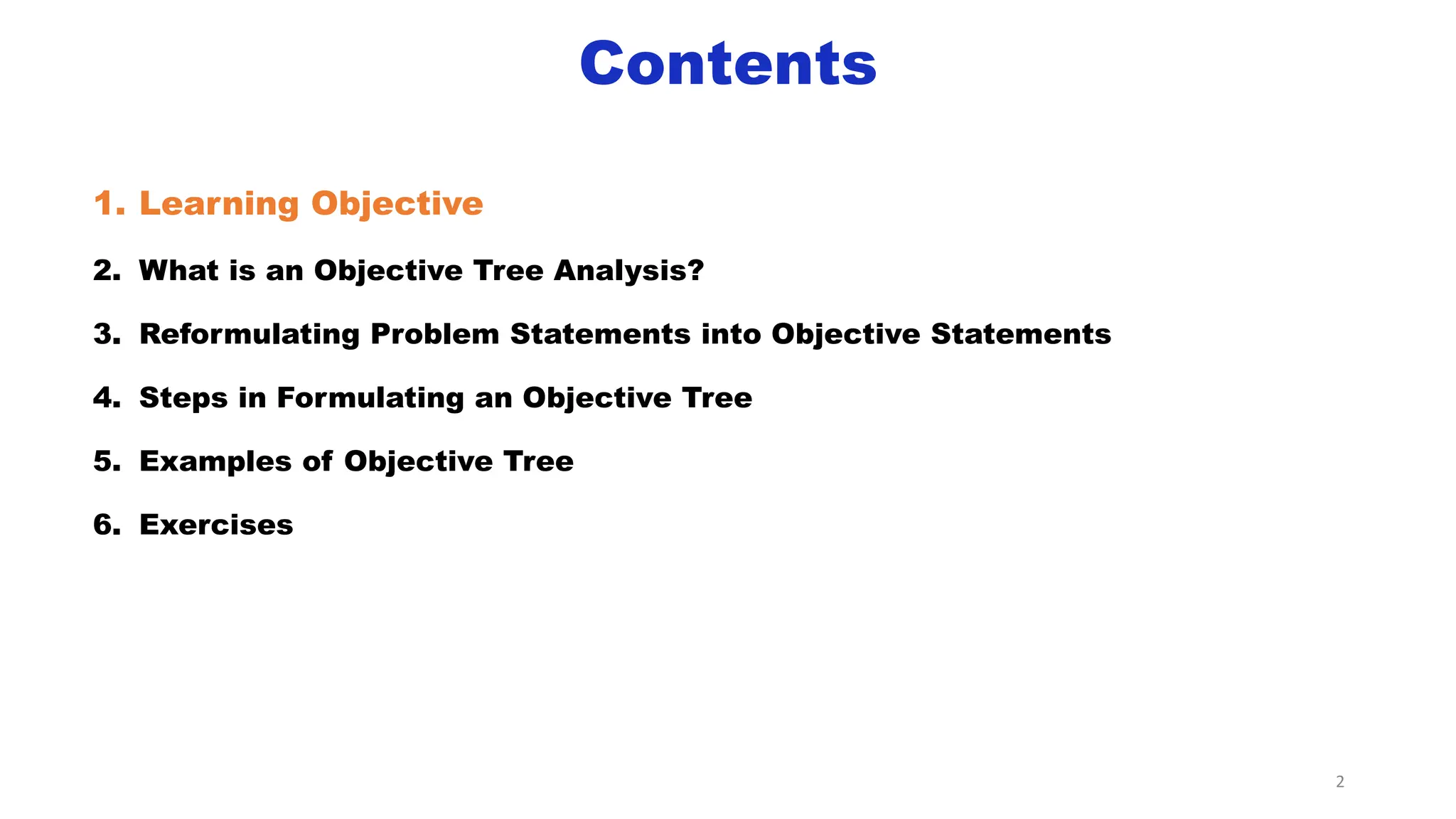 1.Objective Tree Analysis (1).pptx fundamental of project management ...