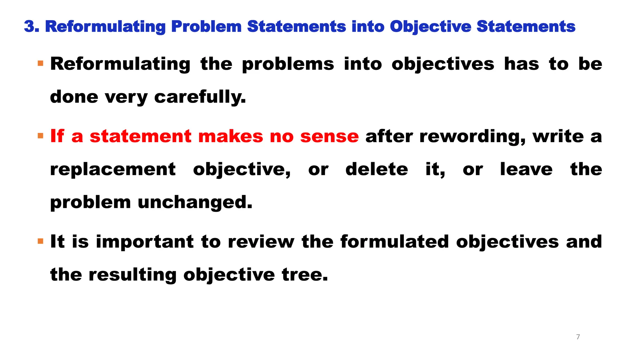 1objective Tree Analysis 1pptx Fundamental Of Project Management Needs Objectivity Tree