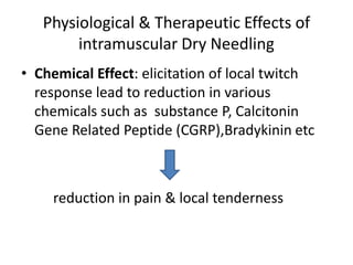 basics in dry needling and trigger points | PPTX