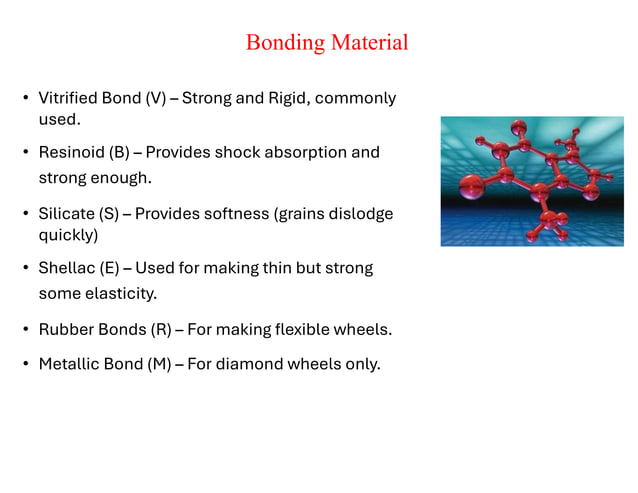 Various Bonding material used in abrasives | PDF