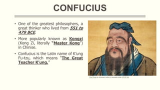 China - Choosing to Live Like Confucius.pptx