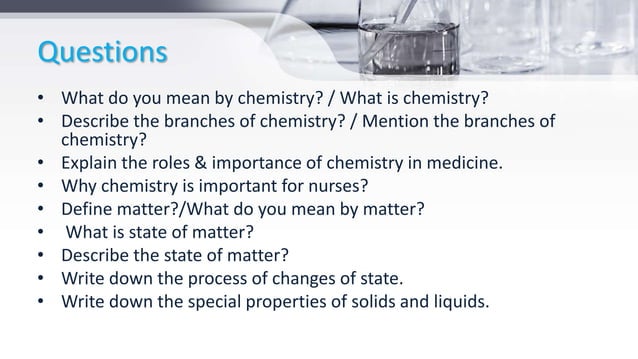 1. introduction to general chemistry.pptx | Chemistry | Science