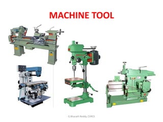 Introduction to Machine Tools and Metrology | PPT