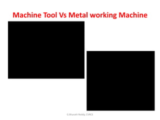 Introduction to Machine Tools and Metrology | PPT